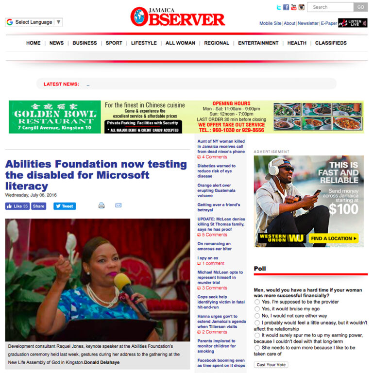 Jamaica Observer Abilities Foundation